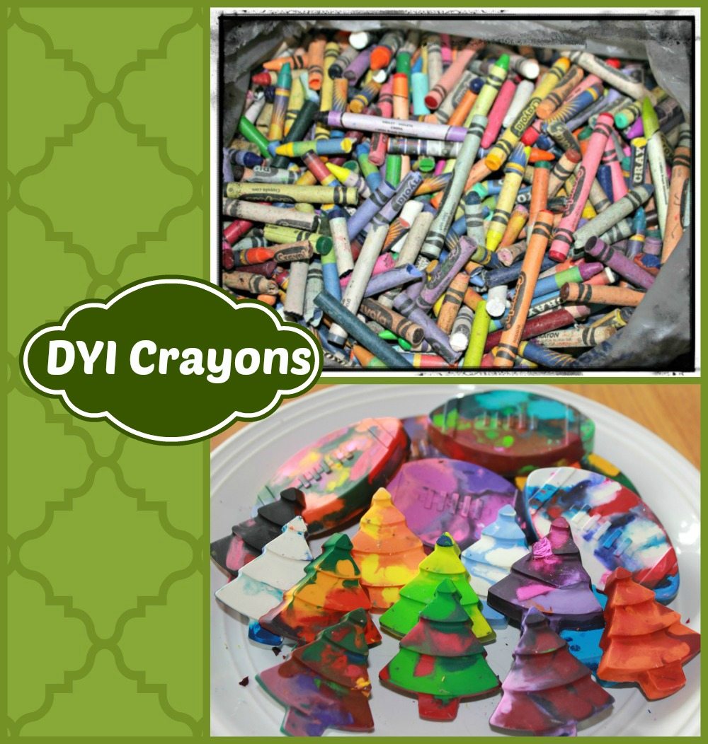 DYI Re-Purpose Old Crayons Project